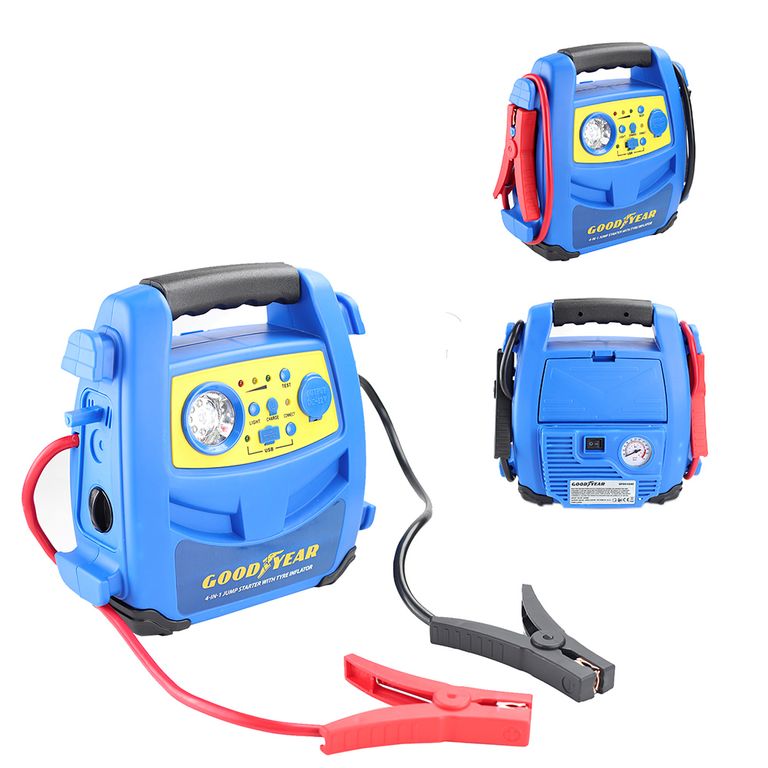 GOODYEAR 4 IN 1 JUMP STARTER WITH AIR COMPRESSOR - Avron Direct