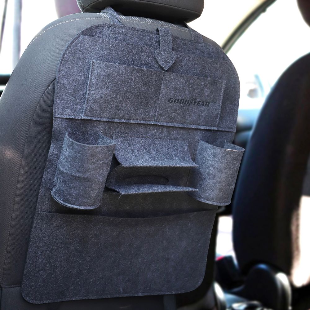 GOODYEAR CAR SEAT BACK STORAGE BAG - Avron Direct
