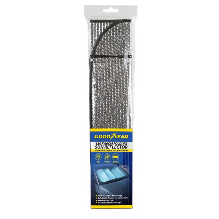 GOODYEAR FOLDING SUN REFLECTOR 130*60CM - Avron Direct