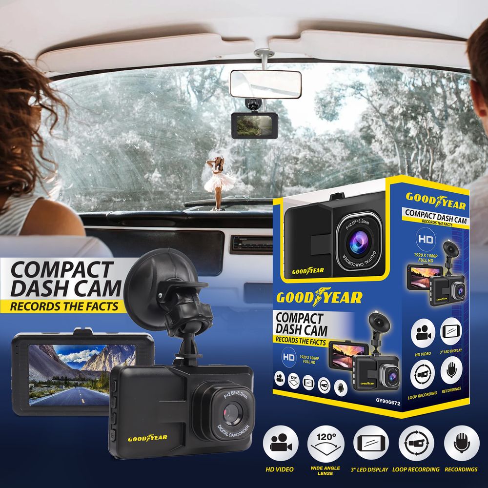 GOODYEAR COMPACT DASH CAM - Avron Direct