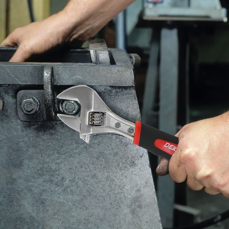 DEKTON 8" SURE GRIP ADJUSTABLE SPANNER - Avron Direct