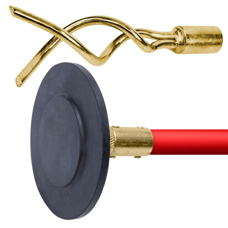 DEKTON 14 Pc DRAIN ROD SET includes CARRY BAG AND BONUS SCRAPER - Avron ...