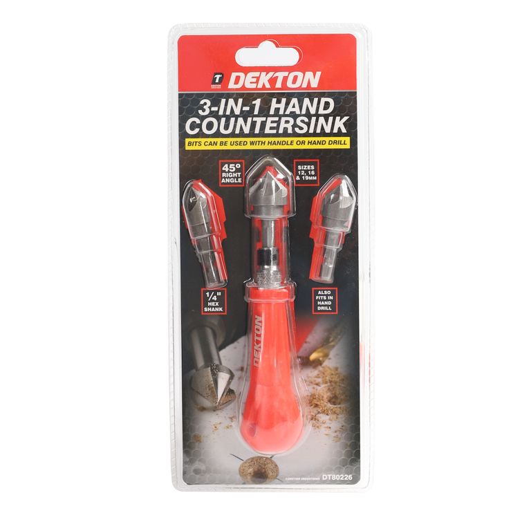 DEKTON 3PC HAND COUNTERSINK SET - Avron Direct
