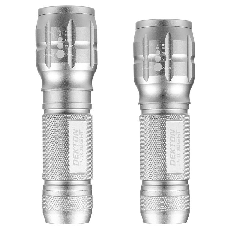 DEKTON PRO LIGHT XT160 TACTICAL TORCH - 160 LUMENS / 200M DISTANCE ...