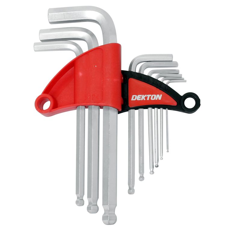 DEKTON 9PC BALL END SHORT HEX KEY SET - Avron Direct