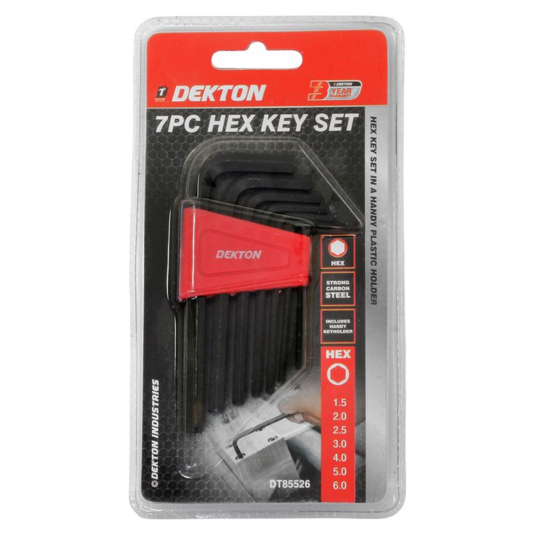 DEKTON 7PC BLACK HEX KEY SET - Avron Direct